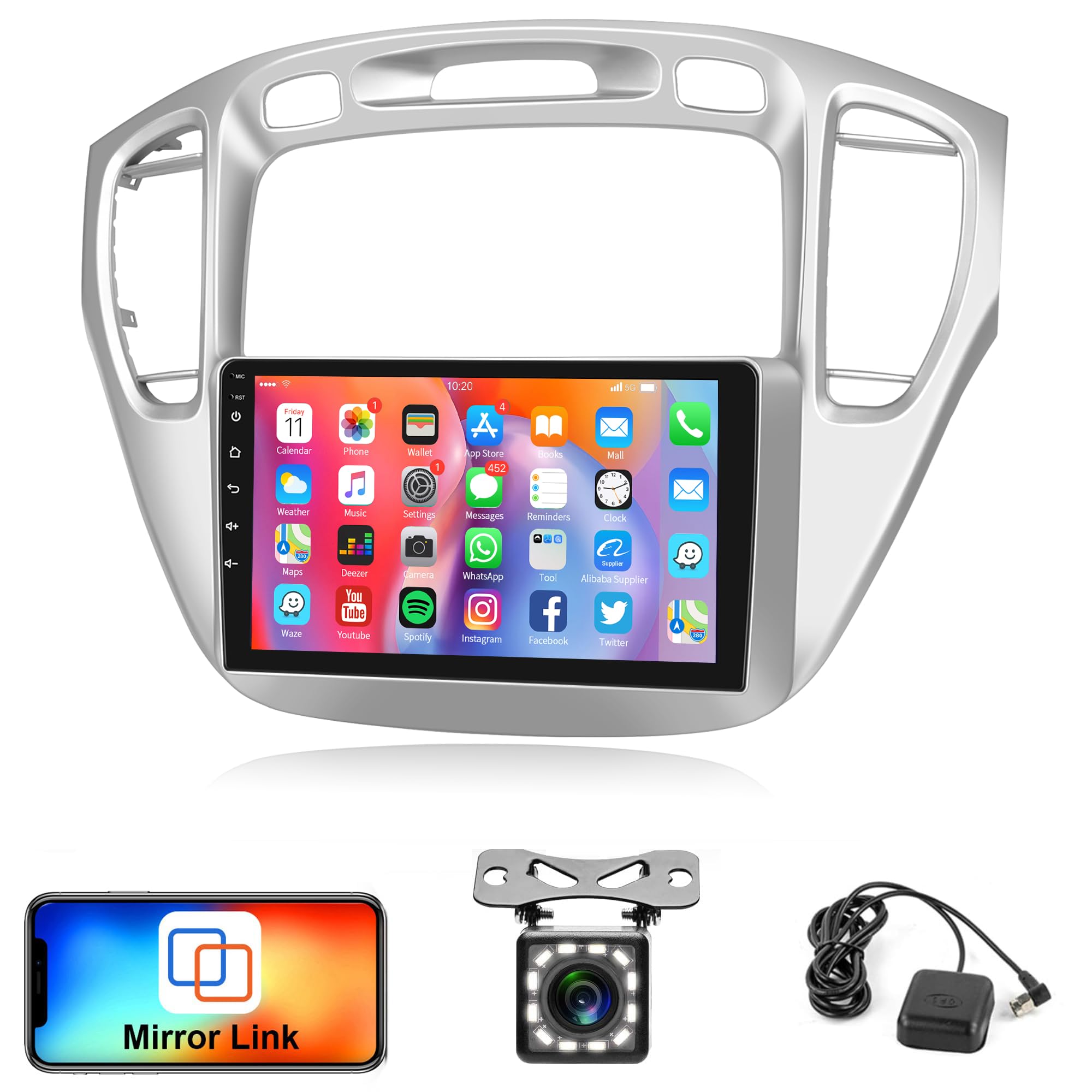 Amazon.com: Android 13 Radio for Toyota Highlander 2000 2001 2002 2003 ...