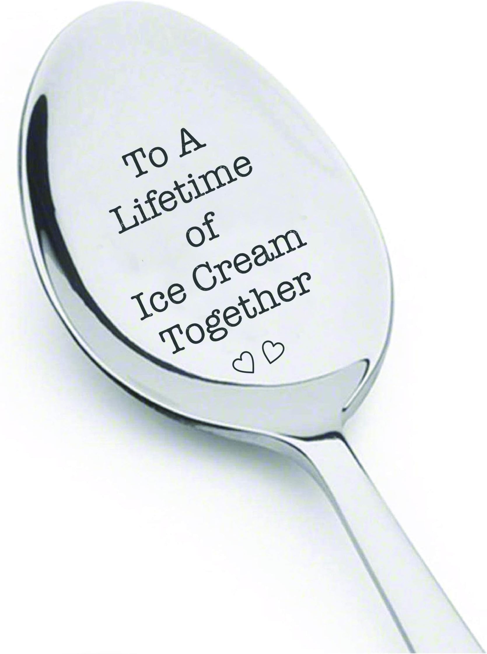 Amazon.com: nakouhei To A Lifetime Of Ice Cream Together Spoon ...