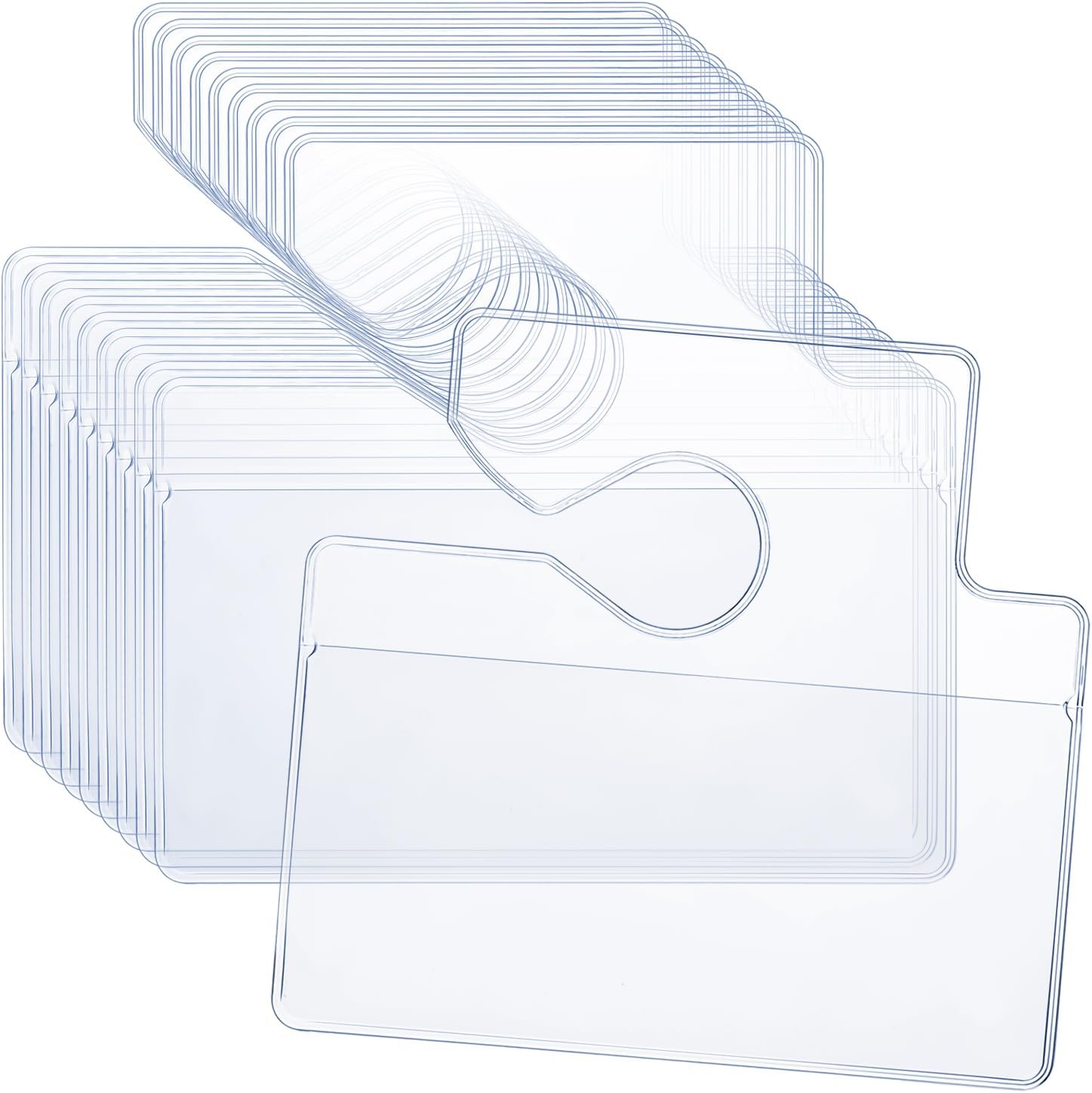 Amazon.com: Trinkrittey 10 Pcs Clear Parking Permit Holder Parking Pass ...