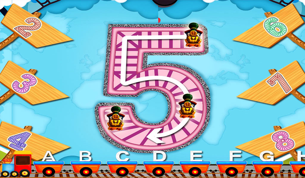 Train ABC Tracing - Alphabets And Numbers Learning - App on Amazon Appstore