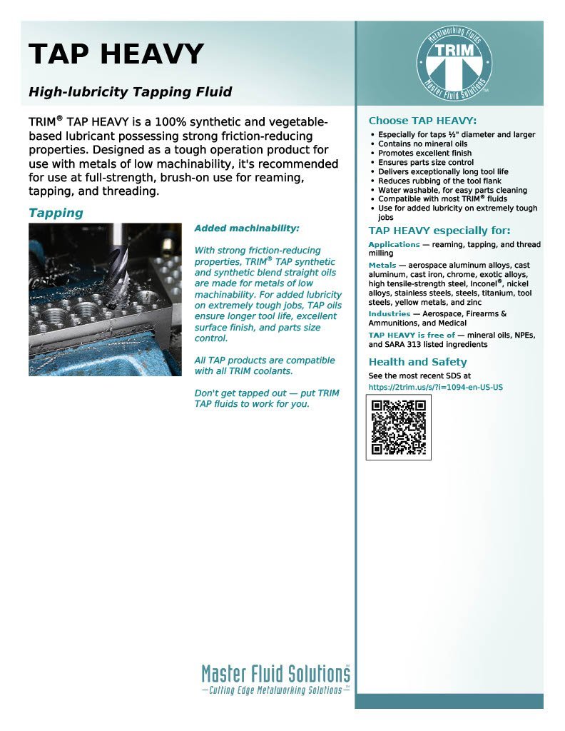 Snapklik.com : TRIM Cutting & Grinding Fluids TAPHVY/1 TAP HEAVY High ...