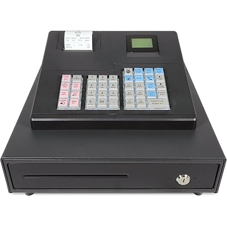 CRG XA137 Basic Cash Register Till Black. Ideal for Retail. Simple to ...