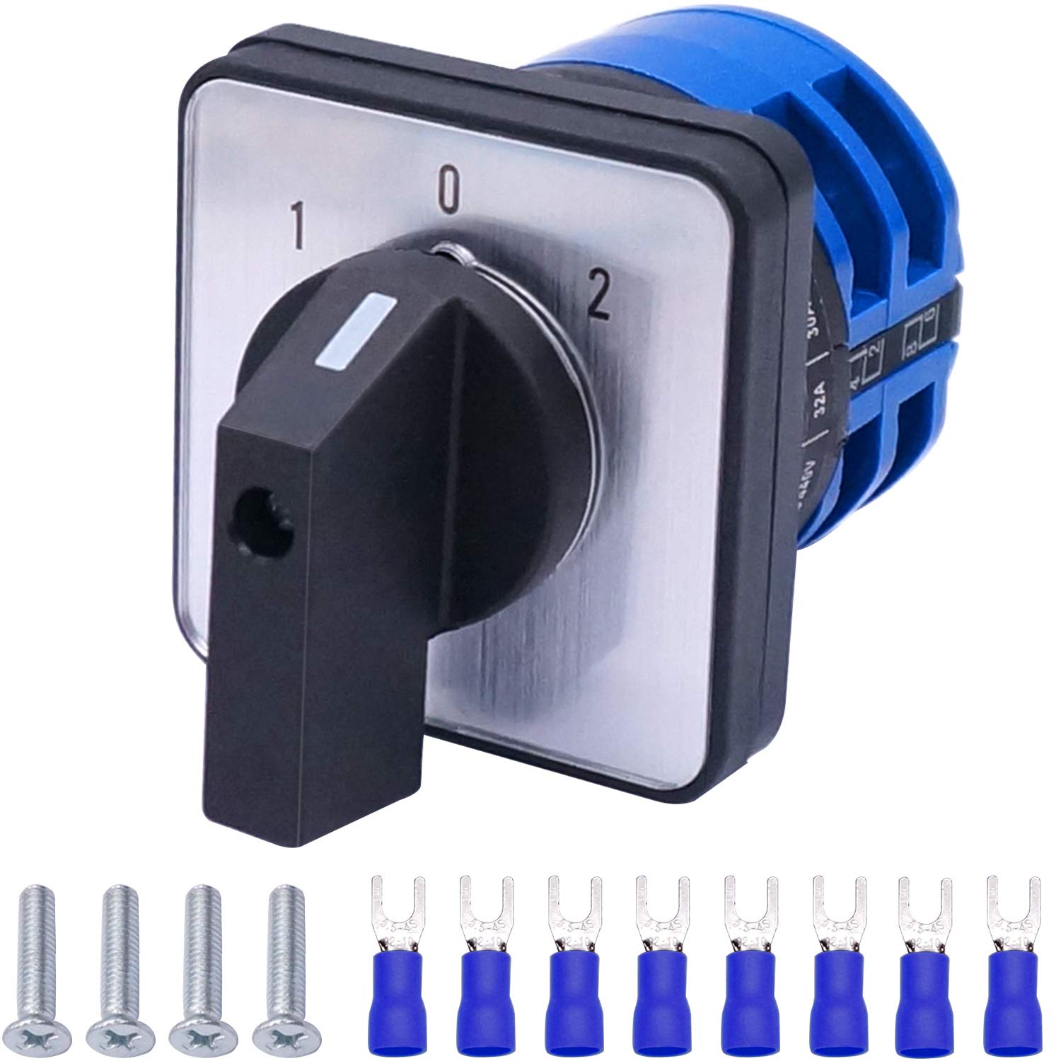 Snapklik.com : Universal Changeover Switch 32A 690V 3 Position 8 ...
