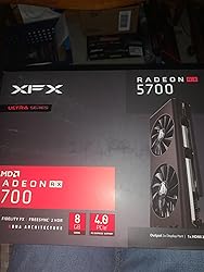 Amazon.com: XFX RX 5700 8GB GDDR6 Dd Ultra with Boost Up to 1750MHz ...