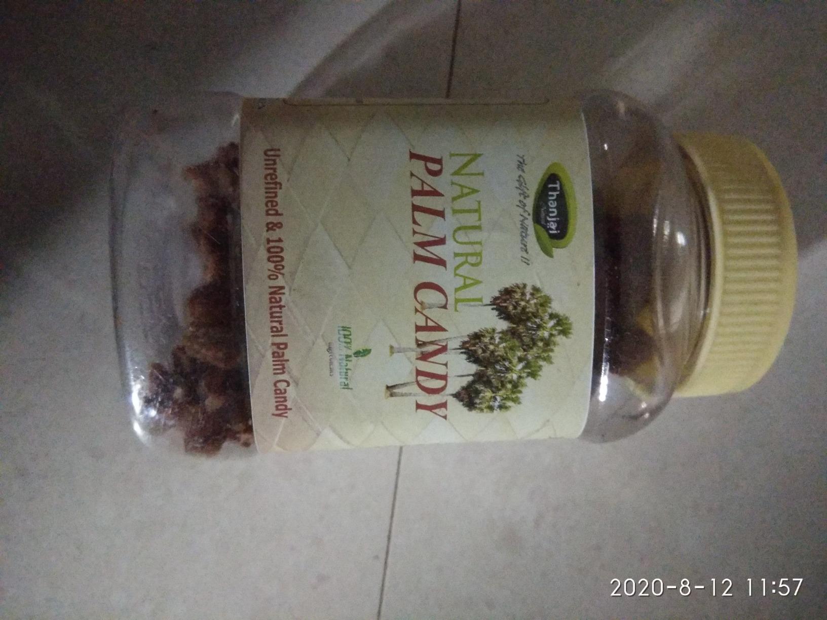 Thanjai Natural Unflavoured Palm Candy (Panakarkandu) 200 Grams 1St ...