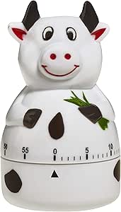 Amazon.com: Mechanical Kitchen Timer, Cute Cow Timer for Kids, Wind Up ...