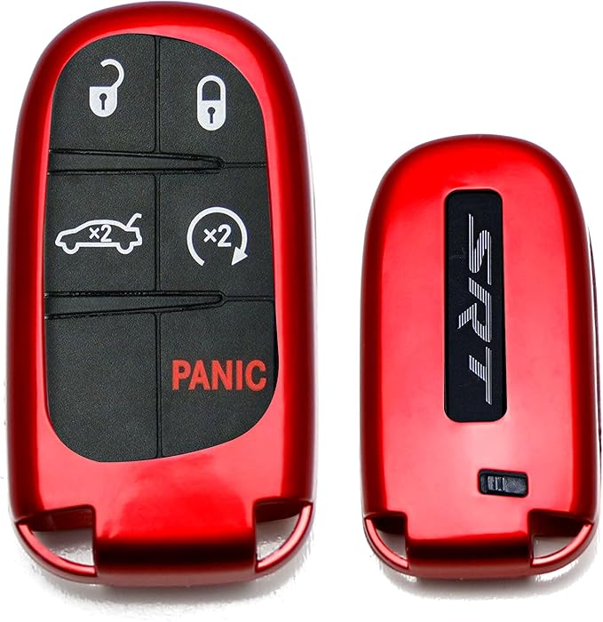 Amazon.com: iJDMTOY (1 Exact Fit Glossy Sparkling Red Smart Key Fob ...