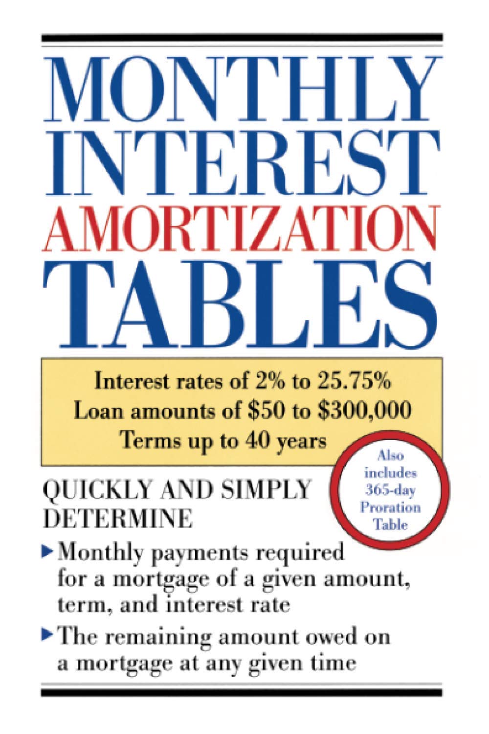Amazon.com: Monthly Interest Amortization Tables: 9780809235643: Delphi ...