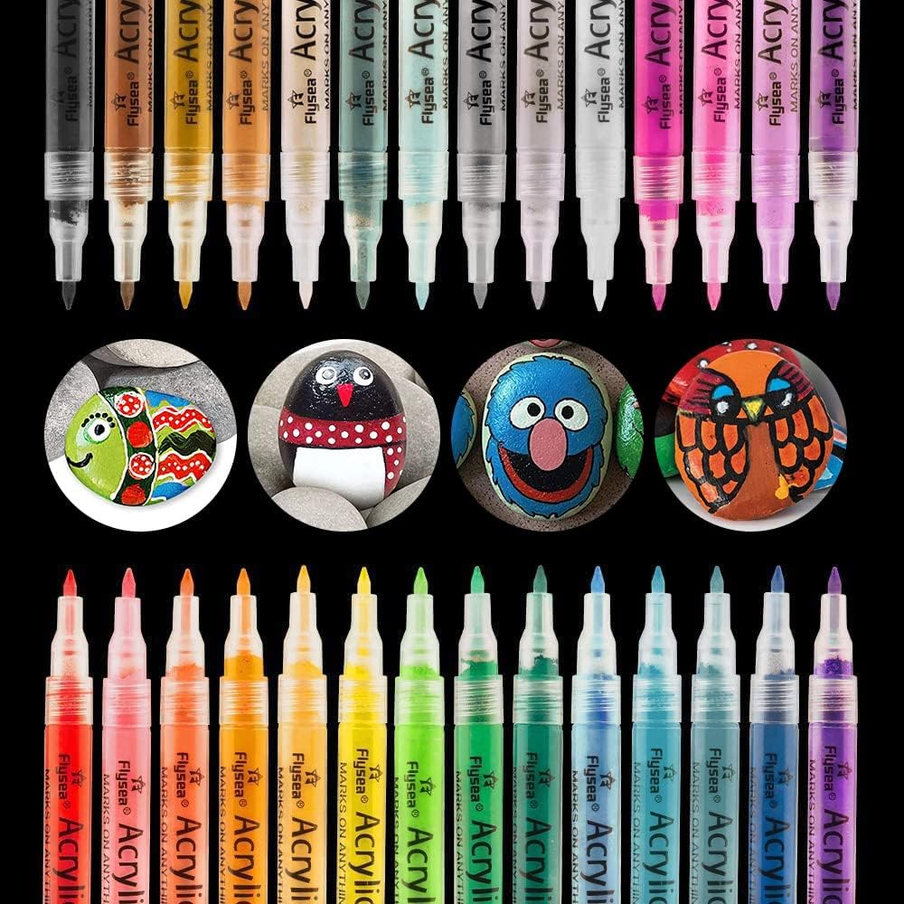 POSCA PC-3M Marker Pen Set, schreibt auf jeder Oberfläche – Glas ...