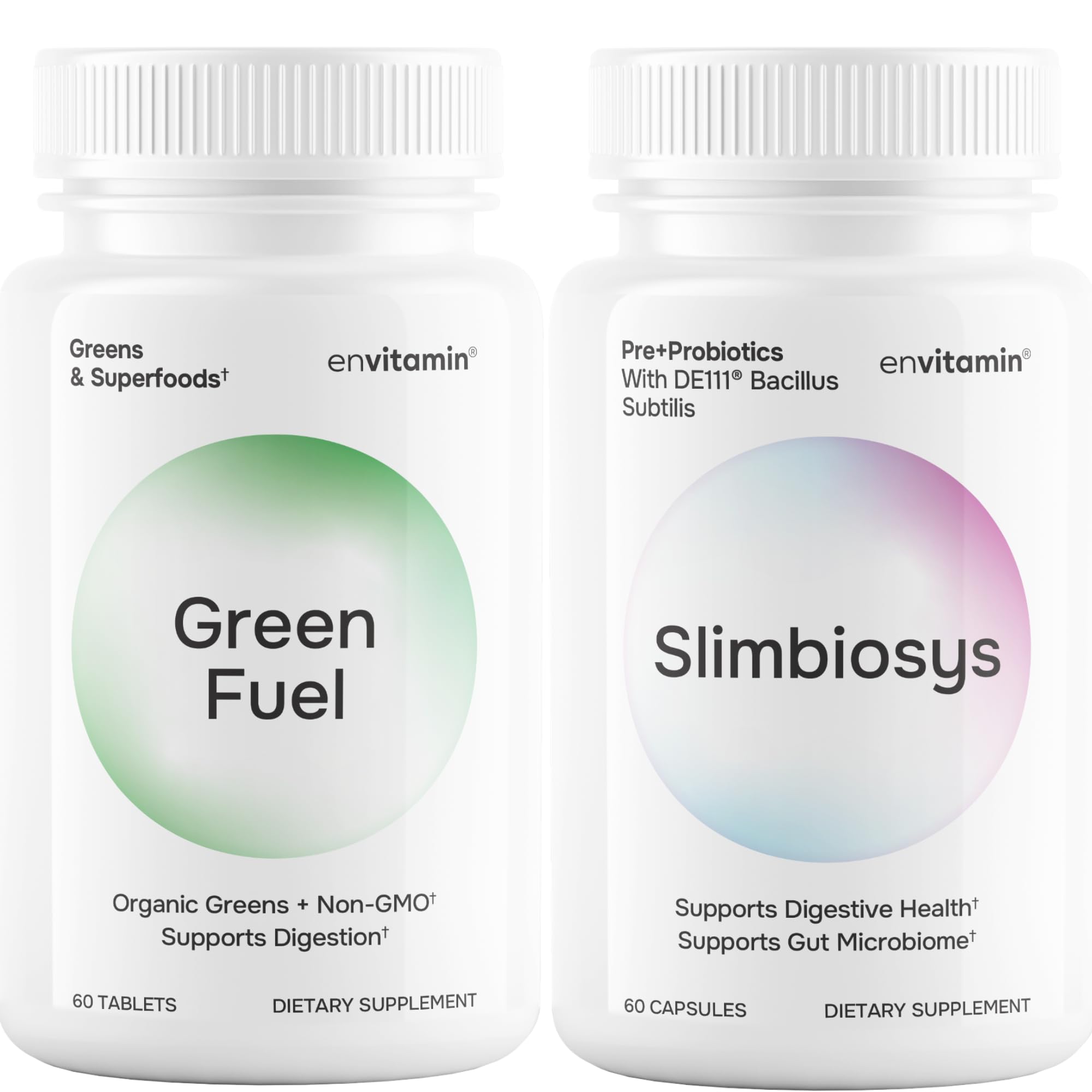 Amazon.com: envitamin Slimbiosys & Green Fuel : Health & Household