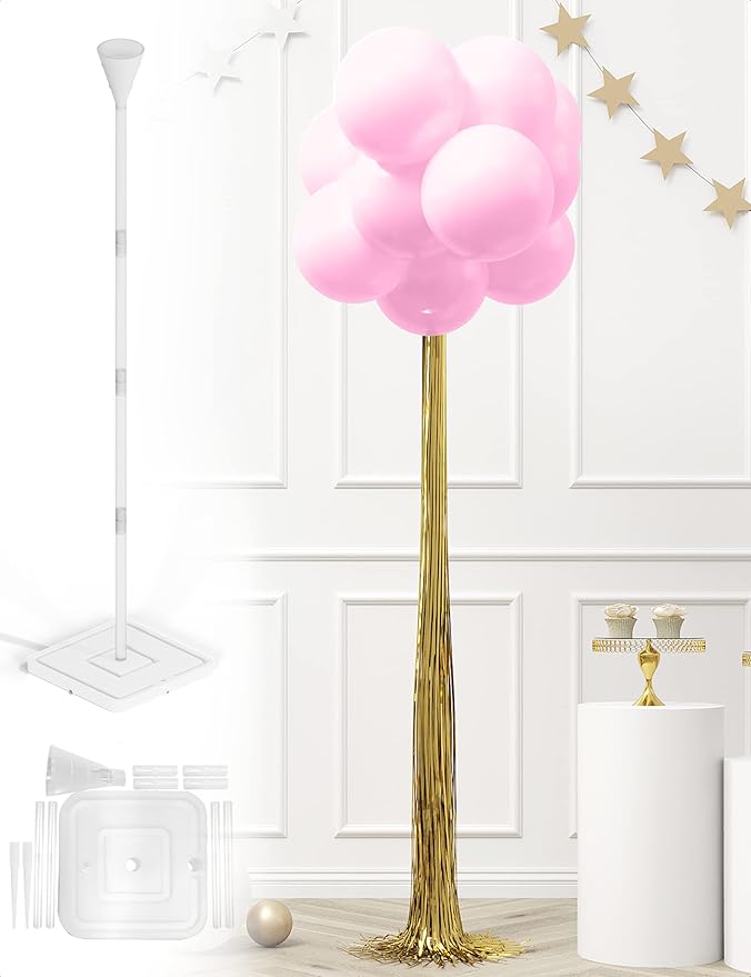 Amazon.com: Heavy Duty Balloons Stand for Floor, 5FT Height Adjustable ...