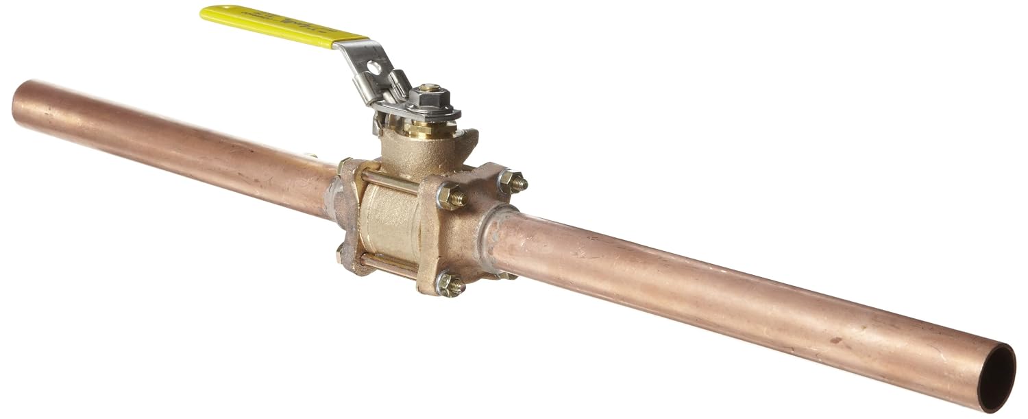 Apollo 82-200F3 Series Bronze Ball Valve with Brazed Extensions And Two ...