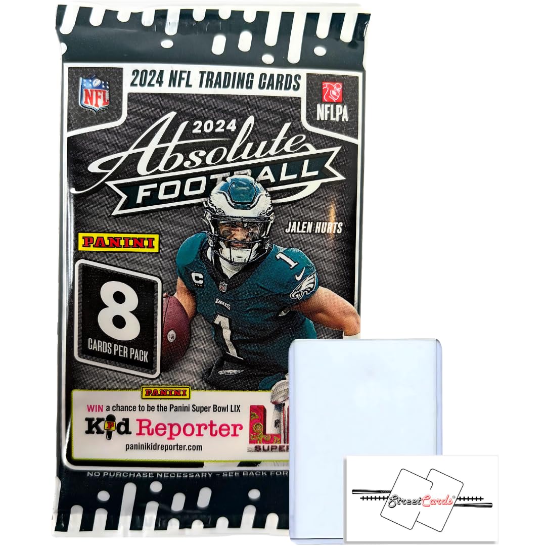 Amazon.com: 2024 Panini Absolute Football NFL Retail Packs/Box Trading ...