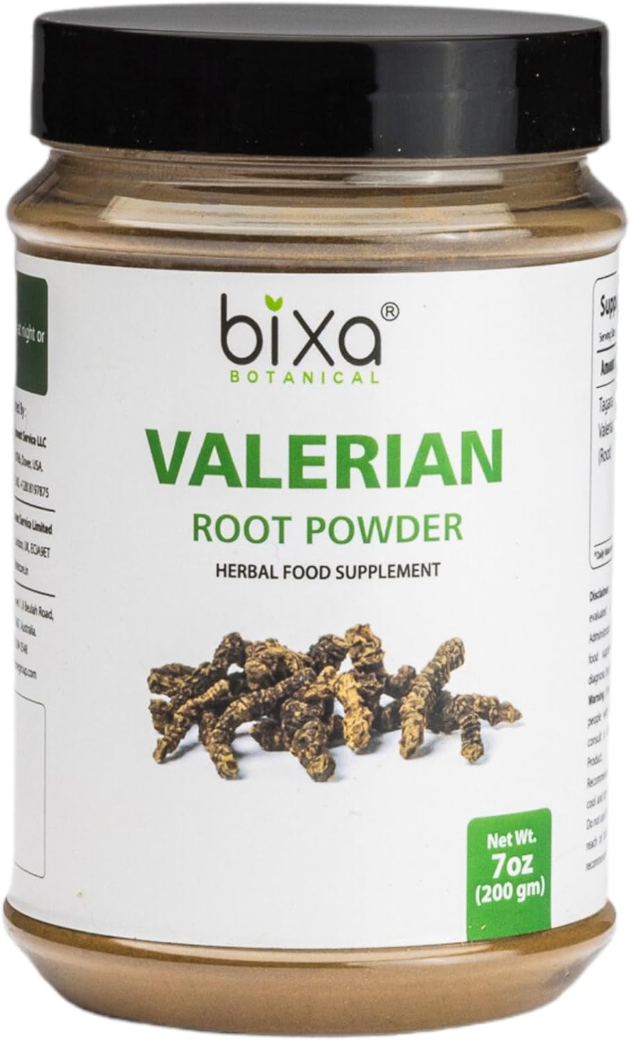 Amazon.com: bixa BOTANICAL Valerian Root Powder | Promotes Restful ...