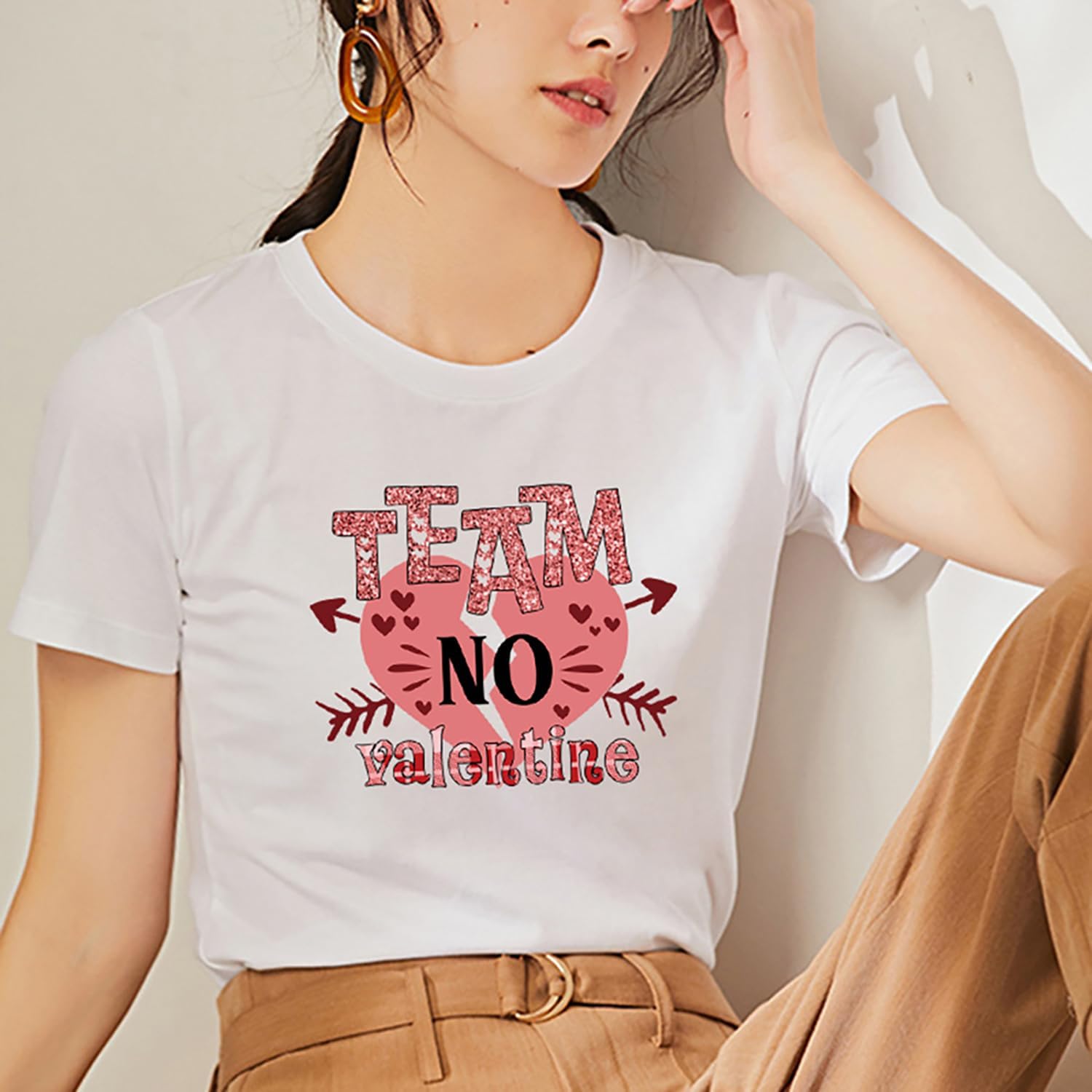 9 calcomanías para planchar para el día de San Valentín, diseño de ...