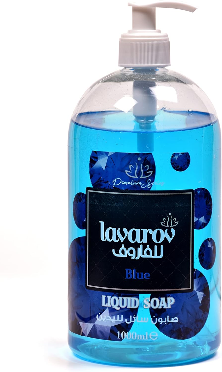 Lavarov Liquid Hand Soap Blue 1000ml : Buy Online at Best Price in KSA ...