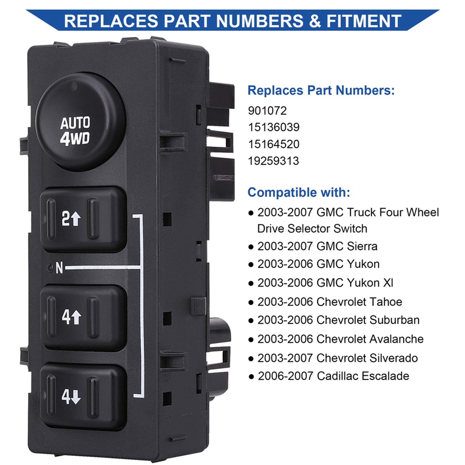 2004 Transfer Case Control Switch