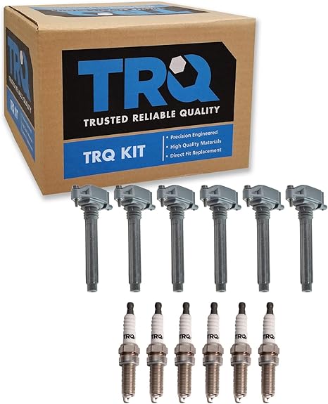 Amazon.com: TRQ Ignition Coil & Iridium Spark Plug Kit Set for Chrysler ...