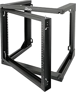 Amazon.com: Tecmojo 9U Wall Mount Rack, Server Rack,Open Frame Server Rack,Network Rack for ...