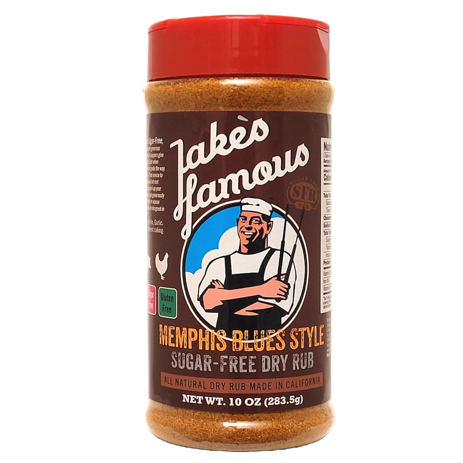 Amazon.com : Jake’s Famous Memphis Rub, Gluten Free, Sugar Free, Steak ...