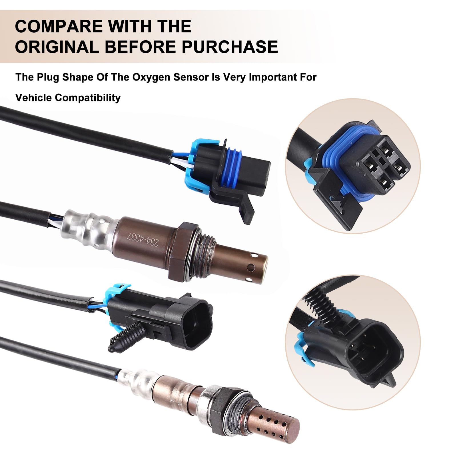 Snapklik.com : Oxygen O2 Sensor Upstream And Downstream Fits For Chevy ...