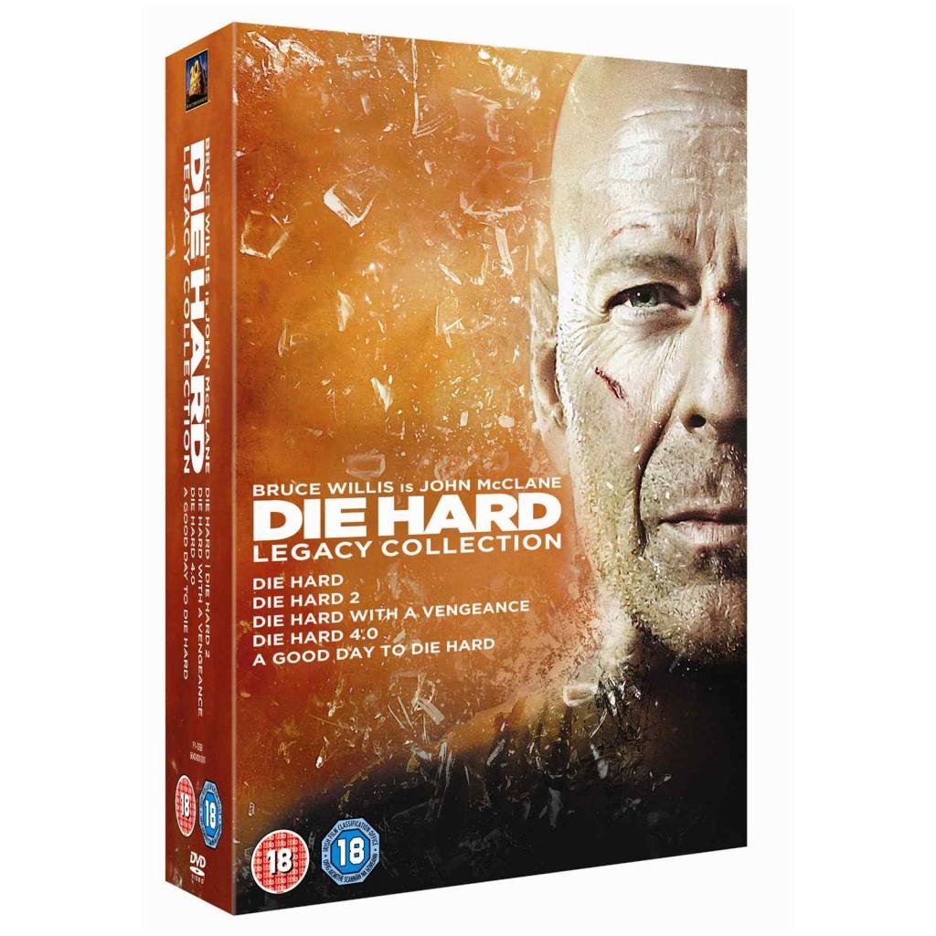 Die Hard Complete Movies 1, 2, 3, 4, 5 Film [6 Discs] DVD Collection ...