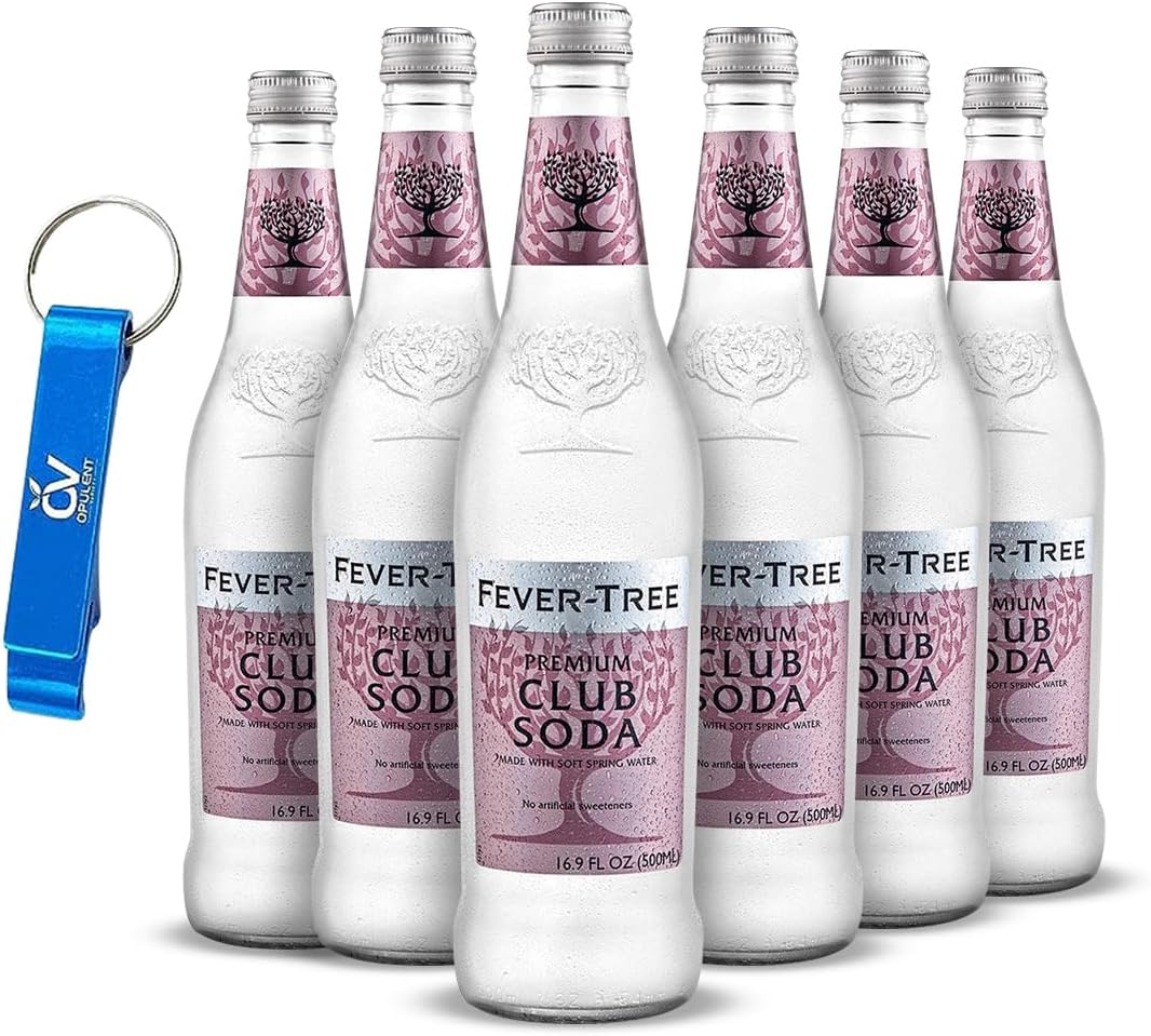 Amazon.com : Fever-Tree Premium Club Soda - Natural & Pure Mixer for ...