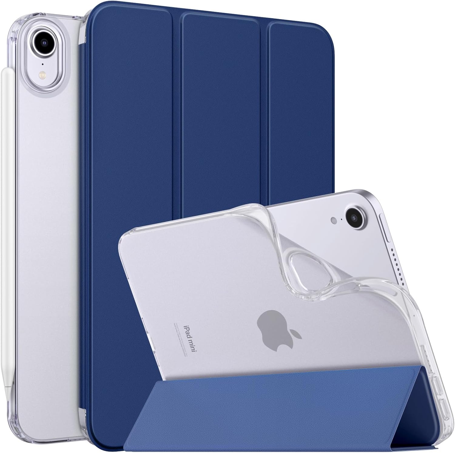 Amazon.com: MoKo Case Fit New iPad Mini 7 (A17 Pro) 2024, iPad Mini 6th ...