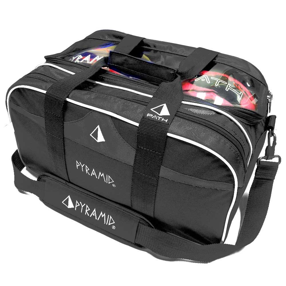 Snapklik.com : Pyramid Path Double Tote Plus Clear Top Bowling Bag