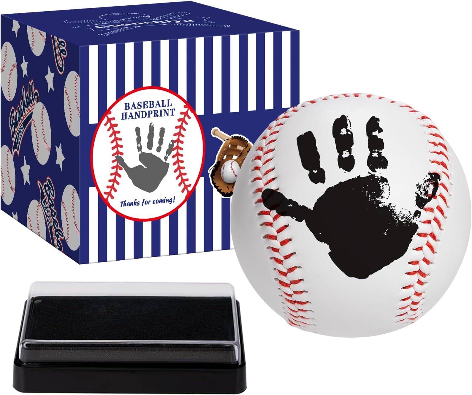 Amazon.com : Baby Hand and Footprint Kit -Baby Baseball Handprint Kit ...