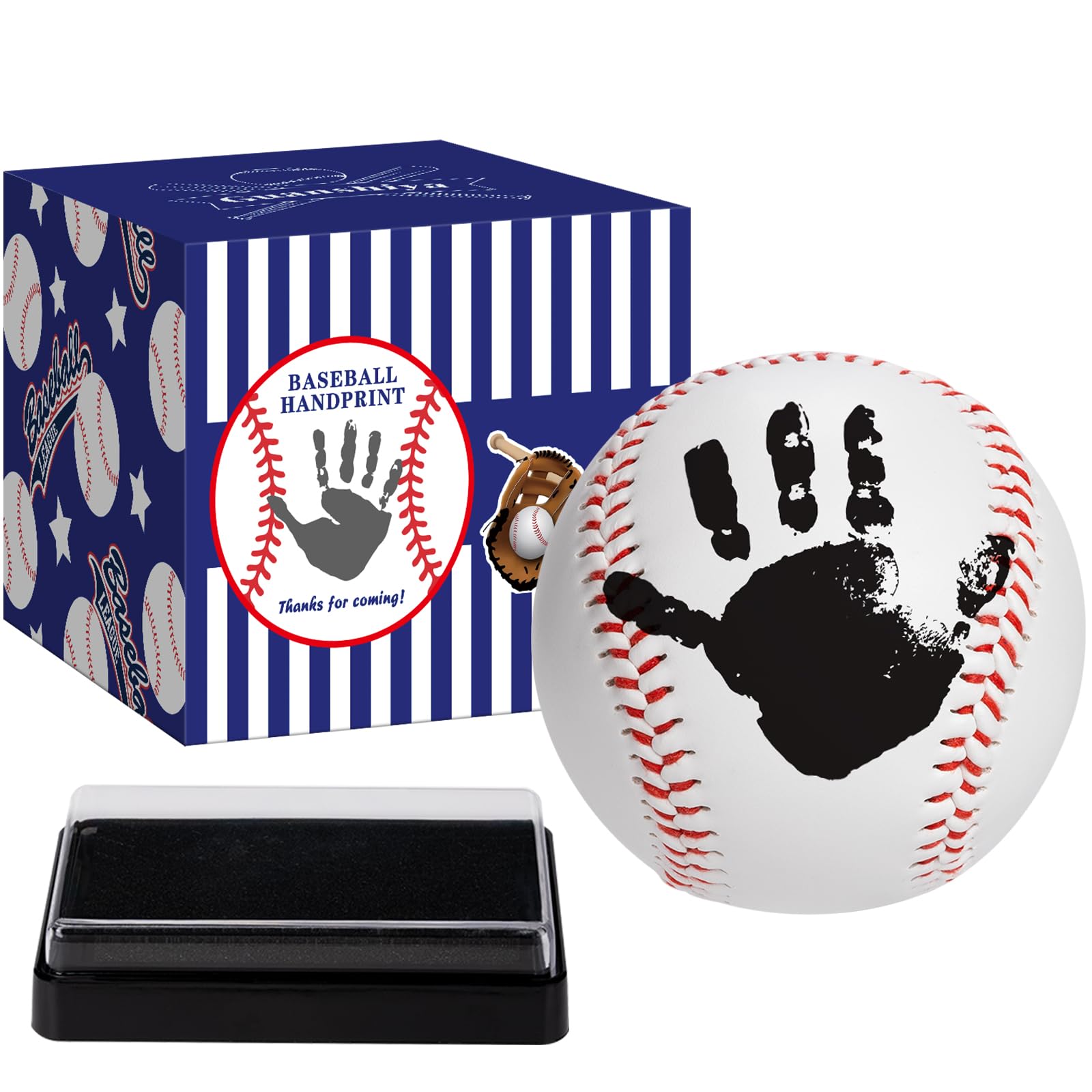 Amazon.com : Baby Hand and Footprint Kit -Baby Baseball Handprint Kit ...