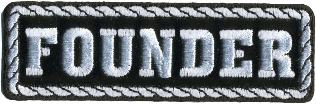 Amazon.com: Hot Leathers Founder Patch (Black/White, 4" Width x 1 ...