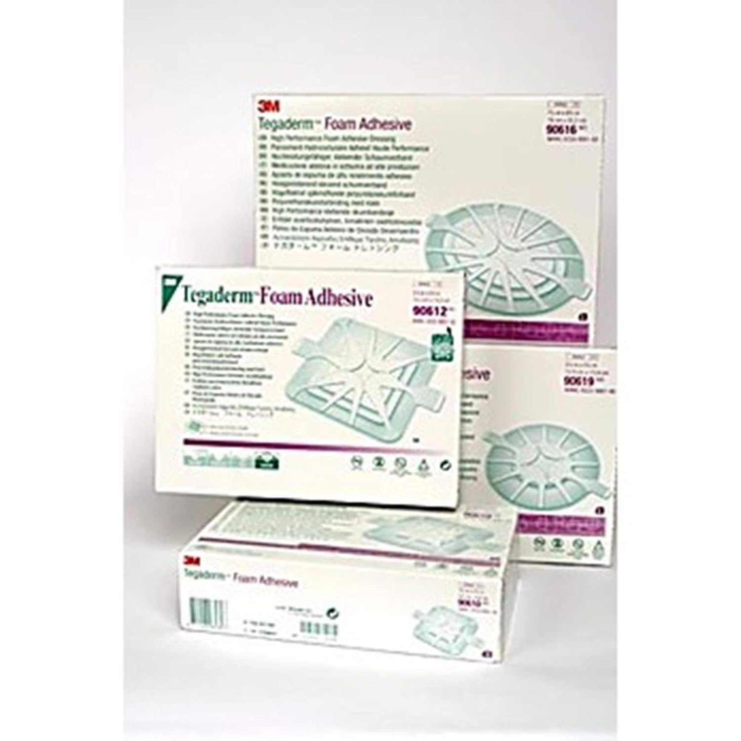 Amazon.com: 3M Health Care MMM 90616 Tegaderm Foam Adhesive Dressing ...