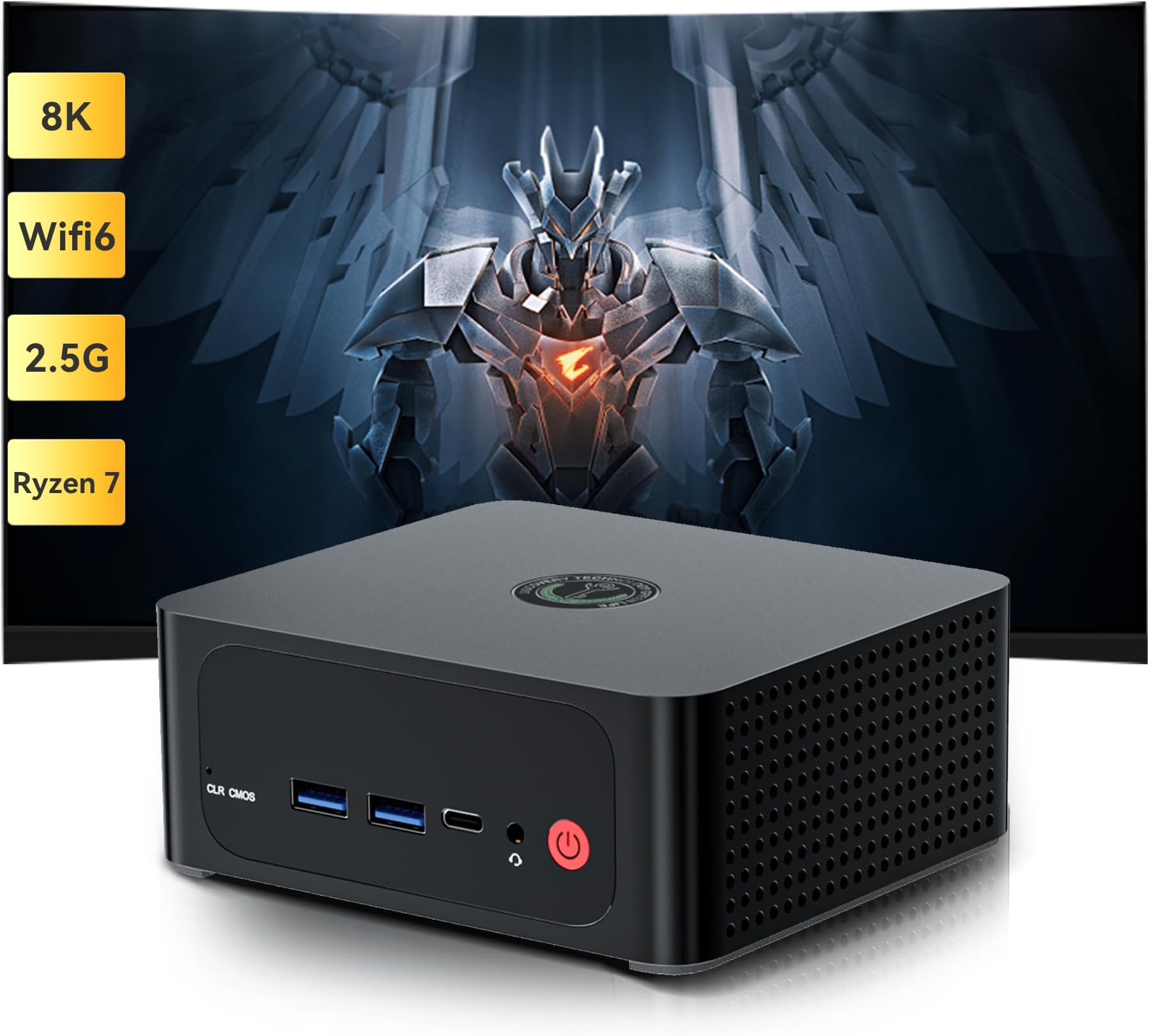 Amazon.com: BRE NUC N7P Mini PC, AMD Ryzen 7 8845HS(up to 5.1GHz) 8C ...