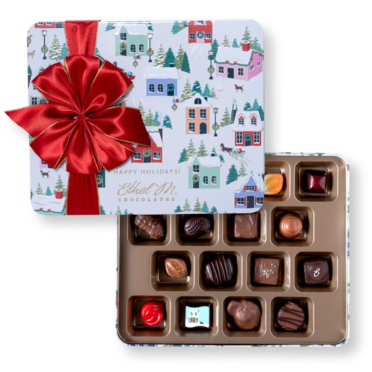 Amazon.com : Ethel M Chocolates Home for the Holidays Collection, 2022 ...