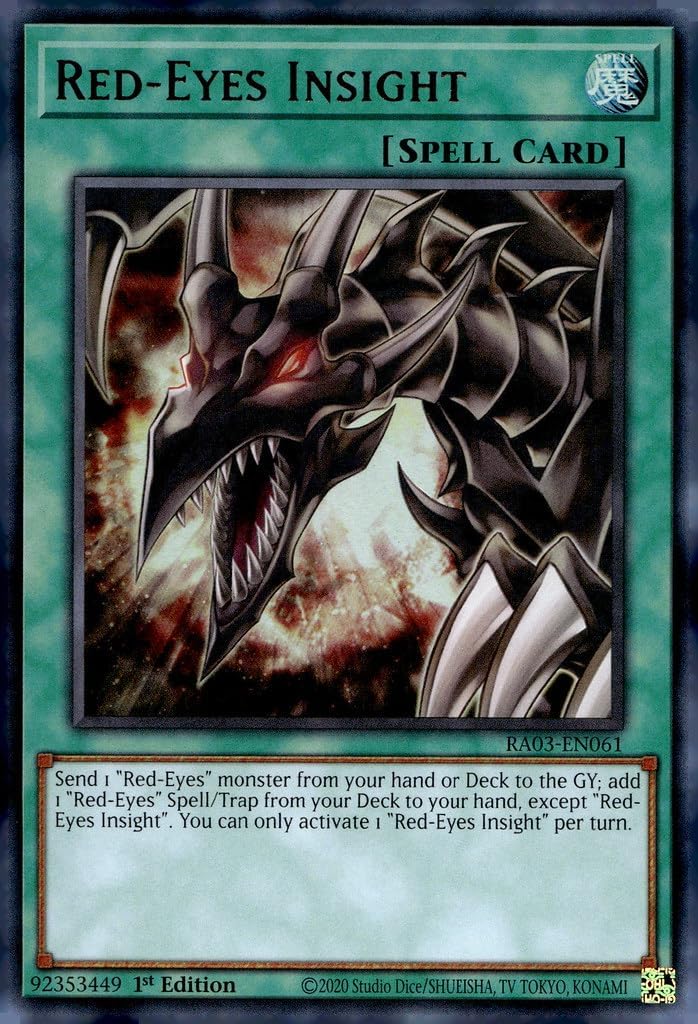 Amazon.com: Red-Eyes Insight (UR) - RA03-EN061 - Ultra Rare - 1st ...