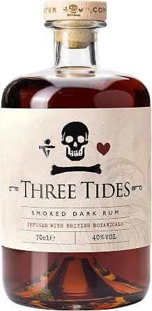 BeauFort Spirit - Three Tides Smoked Botanical Rum - 40% ABV - 70cl ...