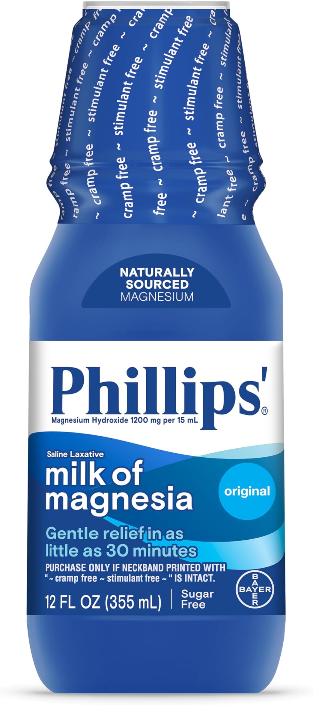 Amazon.com: Phillips' Milk of Magnesia, Original, 12-Ounce Bottles ...