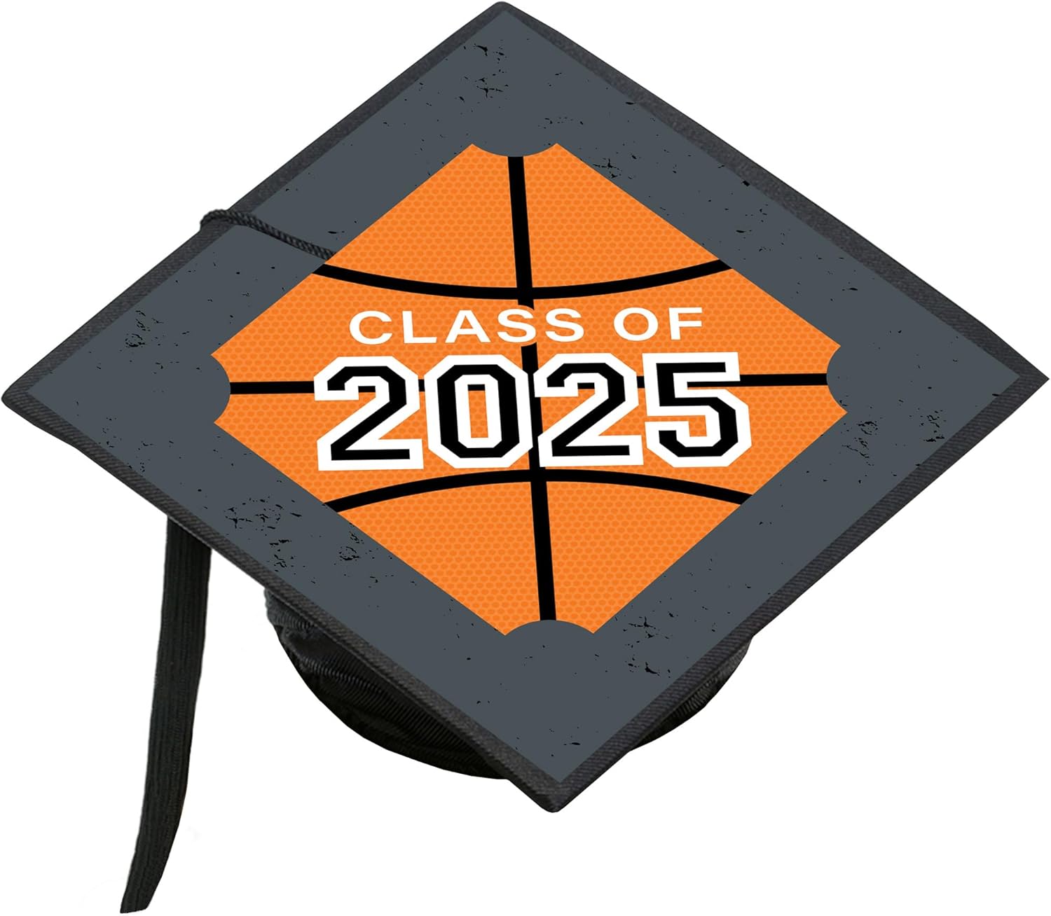 Amazon.com: Big Dot of Happiness Grad Basketball - 2025 Graduation Cap ...