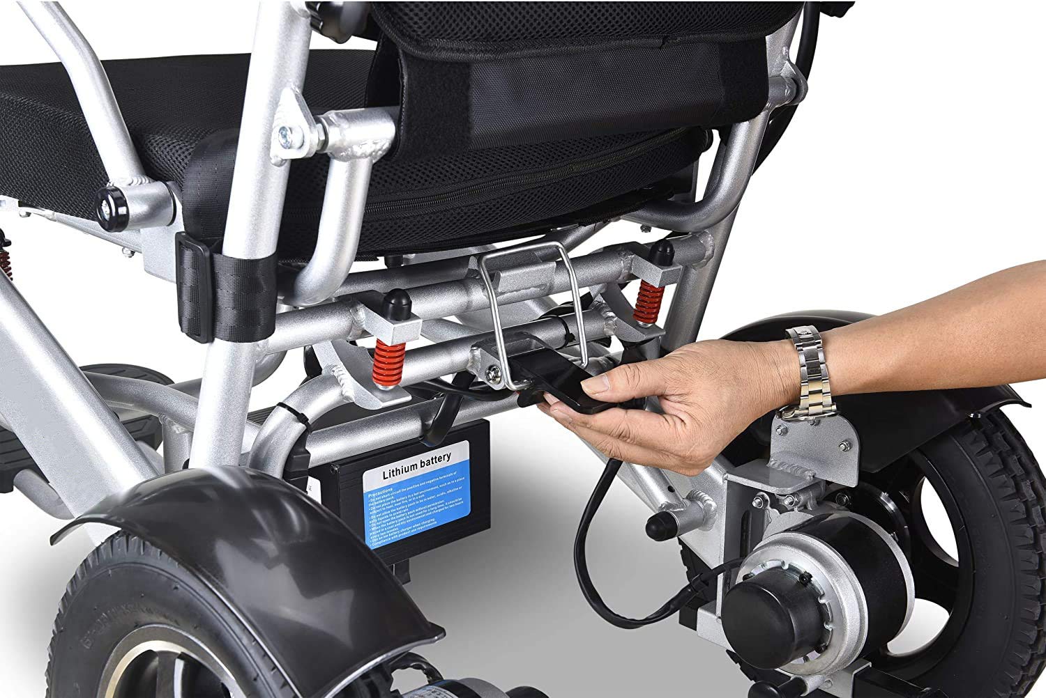 2019 Folding Electric Powered Wheelchair Lightweight Portable Smart ...