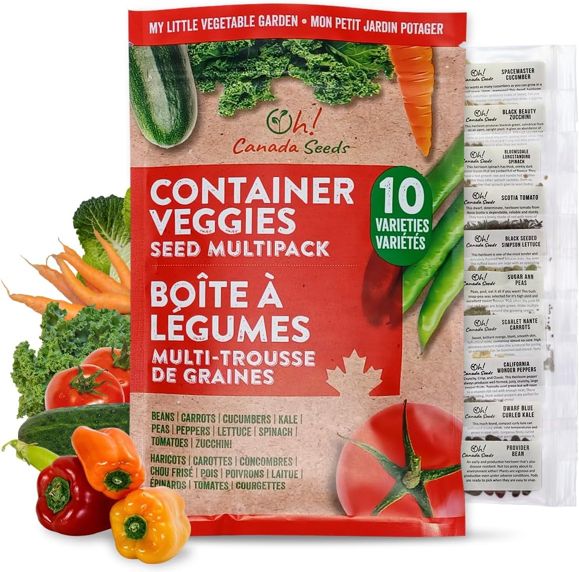 10 Heirloom Vegetable Seed Varieties – Seeds for Planting in Canada ...