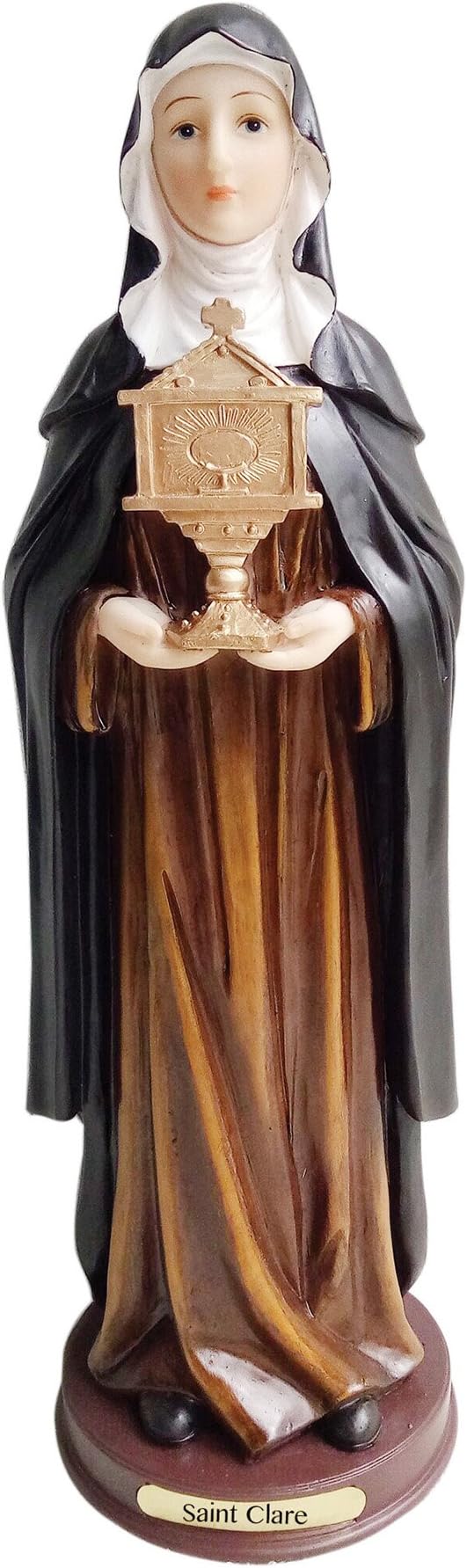 Amazon.com: 5" Inch St Clare Saint Santa Clara Claire San Statue ...