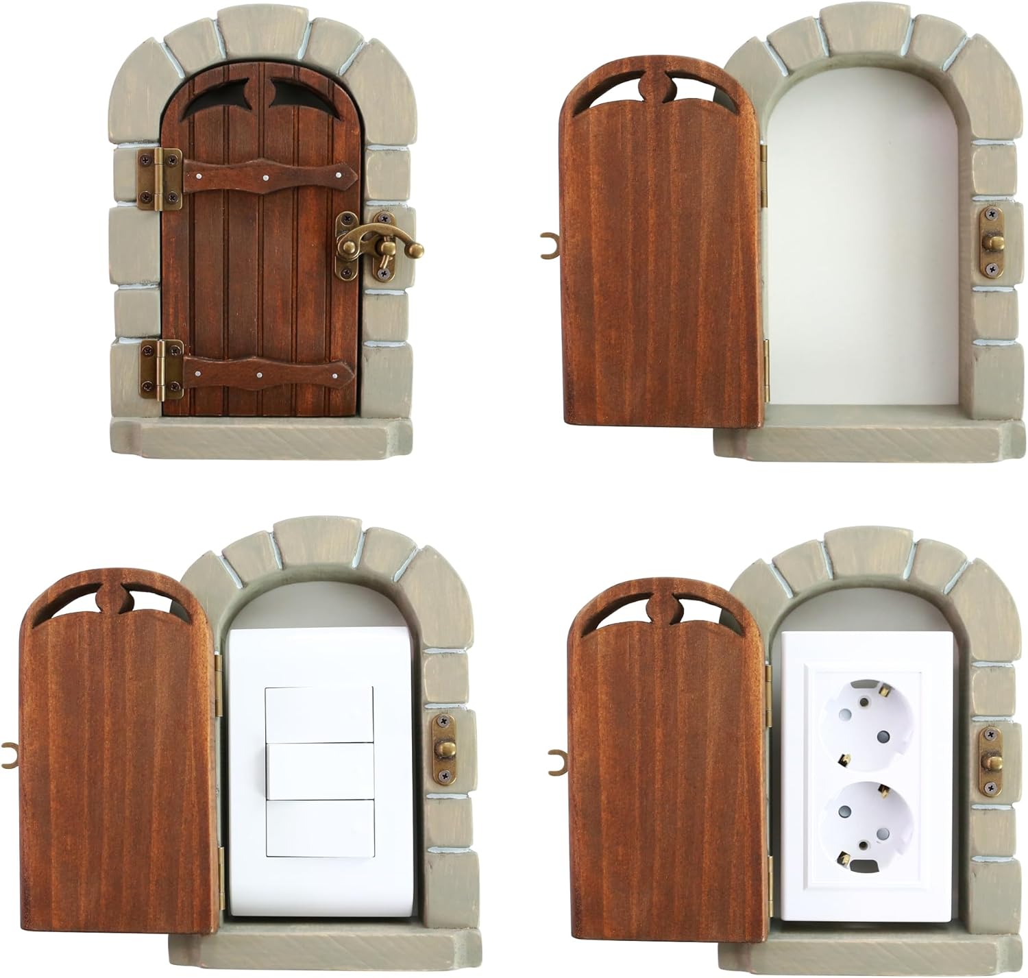 Amazon.com: ROAEXPO Wooden Interior Outlet Switch Covers - A Premium ...