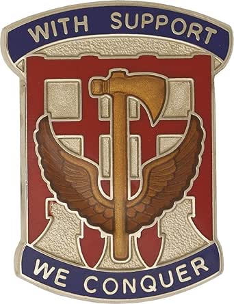 Amazon.com: 42nd Support Group (Right) Unit Crest (With Support We ...