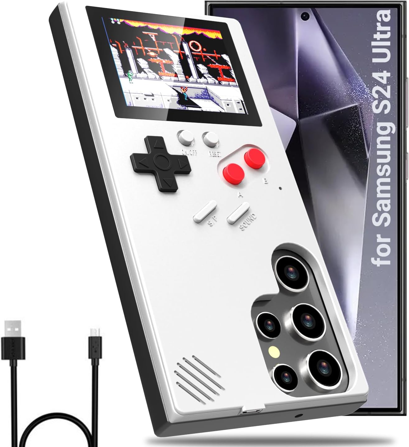 Amazon.com: Compatible with Phone Case Samsung Galaxy S24 Ultra ...