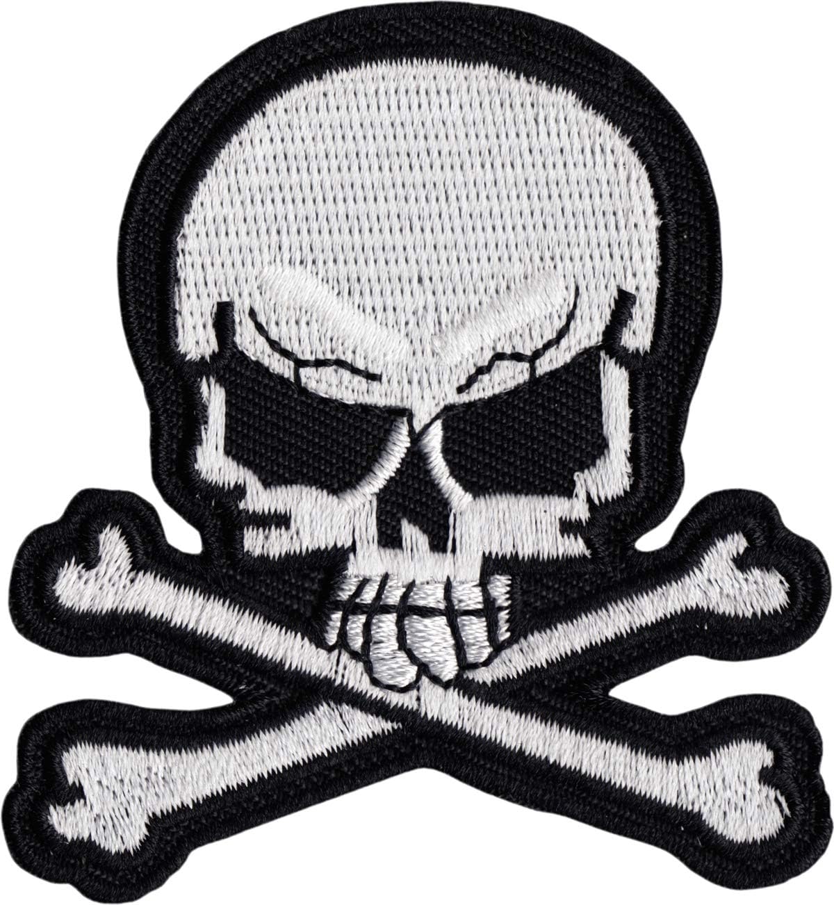 Amazon.com: Cute-Patch 13.8" Jumbo Giant Pirate Skull Cross Bones ...
