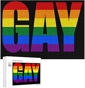 Amazon.com: Gay Pride Rainbow LGBTQ Jigsaw Puzzles for Adults 1000 ...