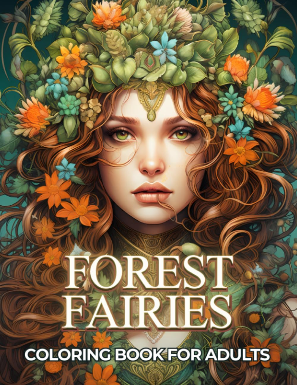 Amazon.com: Forest Fairies Coloring Book For Adults: Fantasy Fairies ...