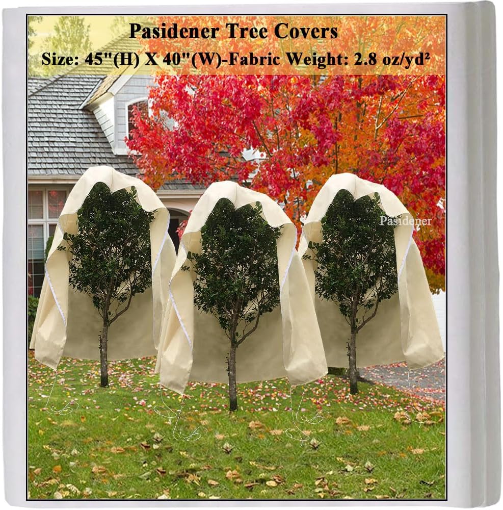 Amazon.com : Pasidener Plant Covers Freeze Protection 2.8oz 3 Packs 45 ...