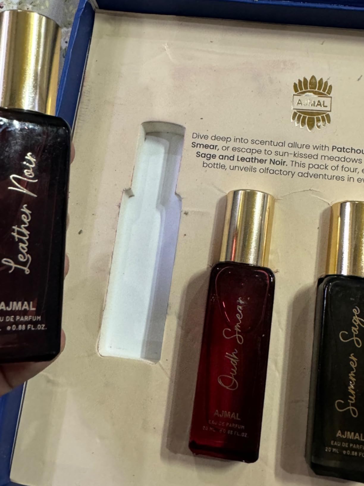 Ajmal Artisan Luxury Unisex Eau De Parfum Gift Set 4 x 20ml for Men ...